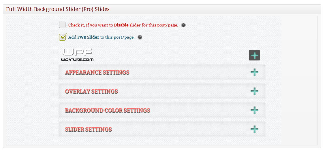 Full Width Background Image Slider by wpfruits | CodeCanyon